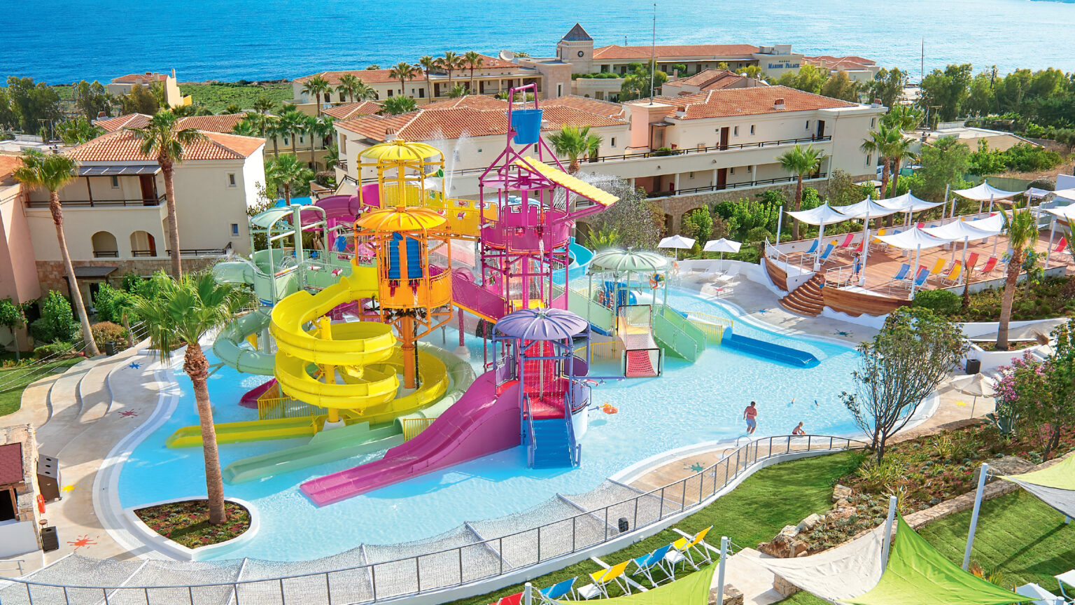 Hotel with Aqua Park & Water Slides | Marine Palace in Crete